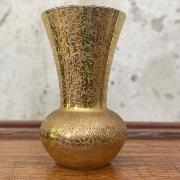 Ransgil Crystal | Accents | Vintage Ransgil Crystal 22k Gold Overlay ...